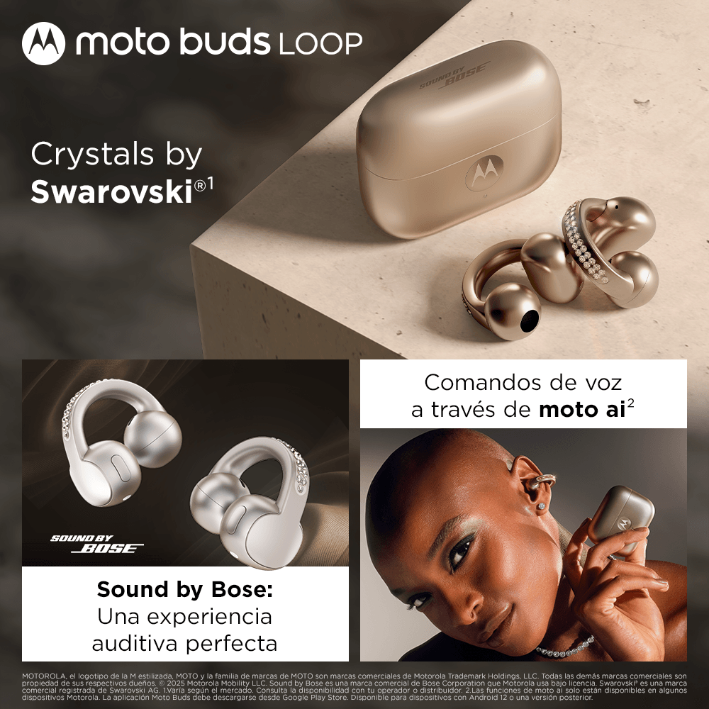 MOTOROLA MOTO BUDS LOOP - Intelec | Tecnología y Fitness