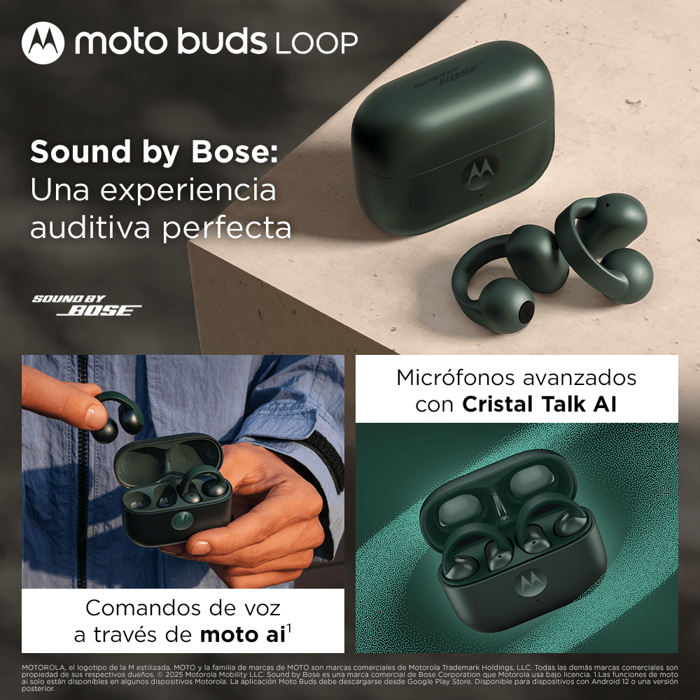 MOTOROLA MOTO BUDS LOOP - Intelec | Tecnología y Fitness